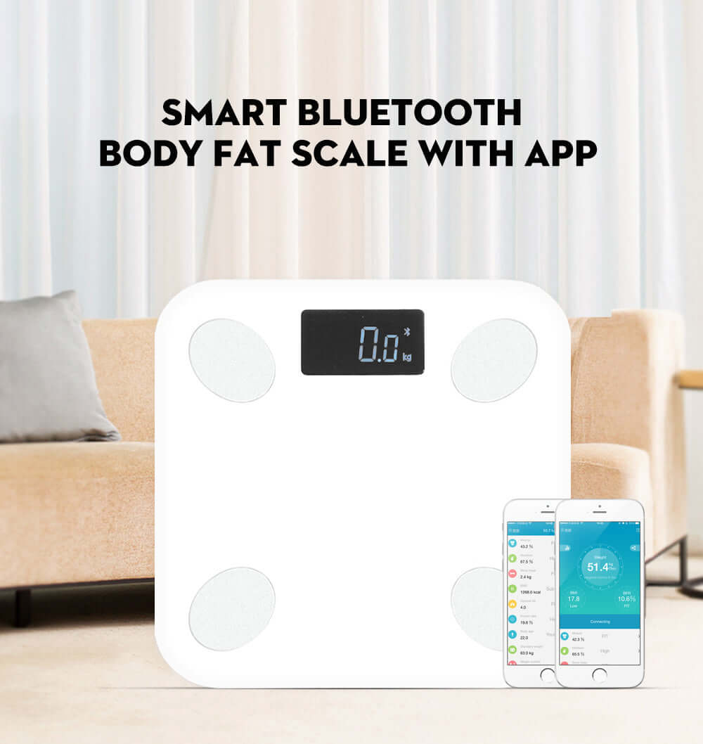 Accurate Body Fat Scale with Bluetooth Connectivity – Nxtech